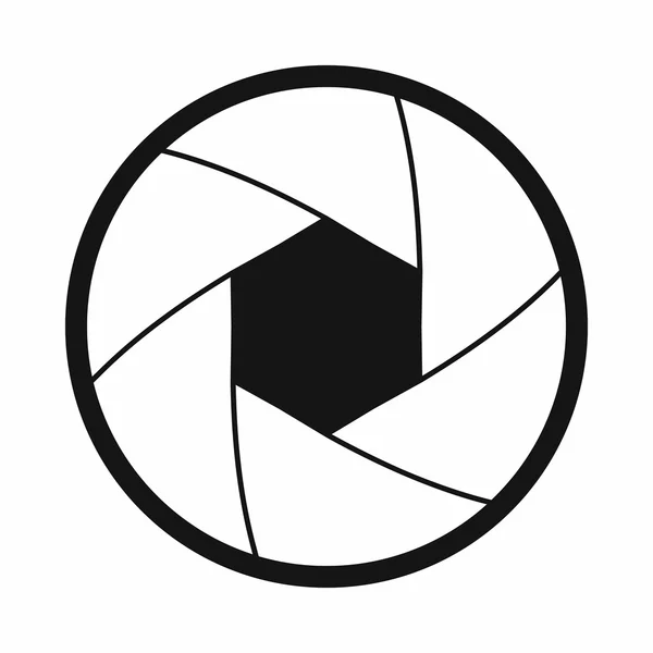 Camera shutter aperture icon, simple style Stock Vector Image by ...