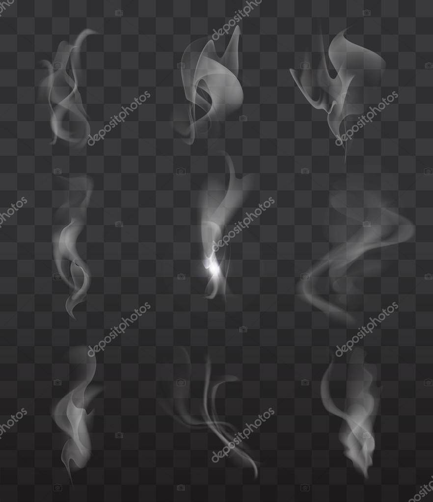 Smoke signs set Stock Vector by ©juliarstudio 88085388