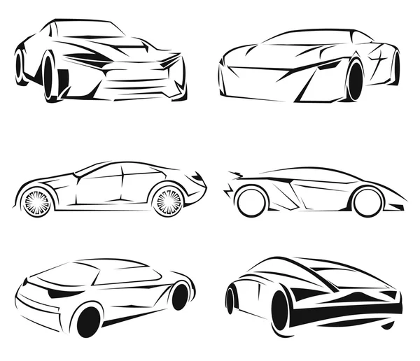 Car line art Vector Art Stock Images | Depositphotos