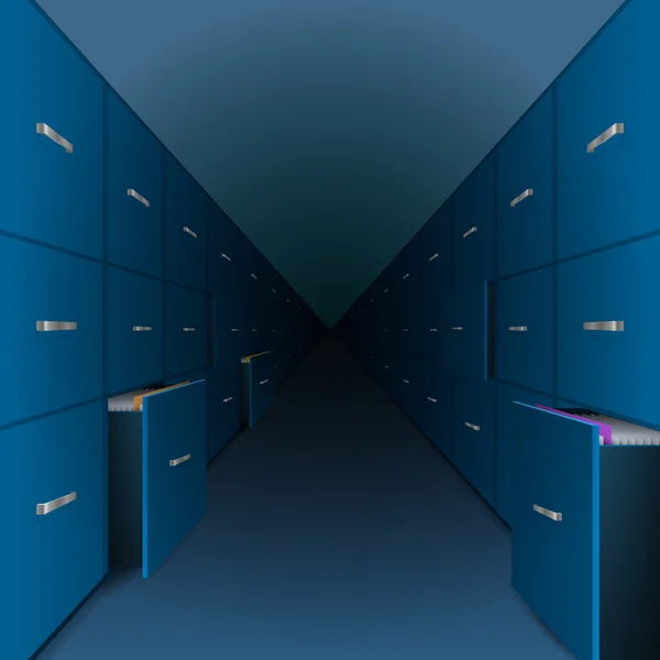 Folders in archive. Vector illustration. Stock Vector Image by ©silvae ...