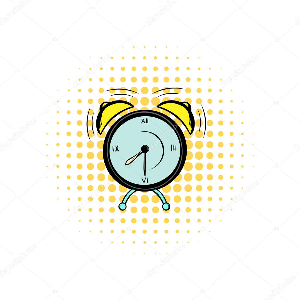 Alarma reloj cómic icono Vector de stock #97247752 de ©juliarstudio