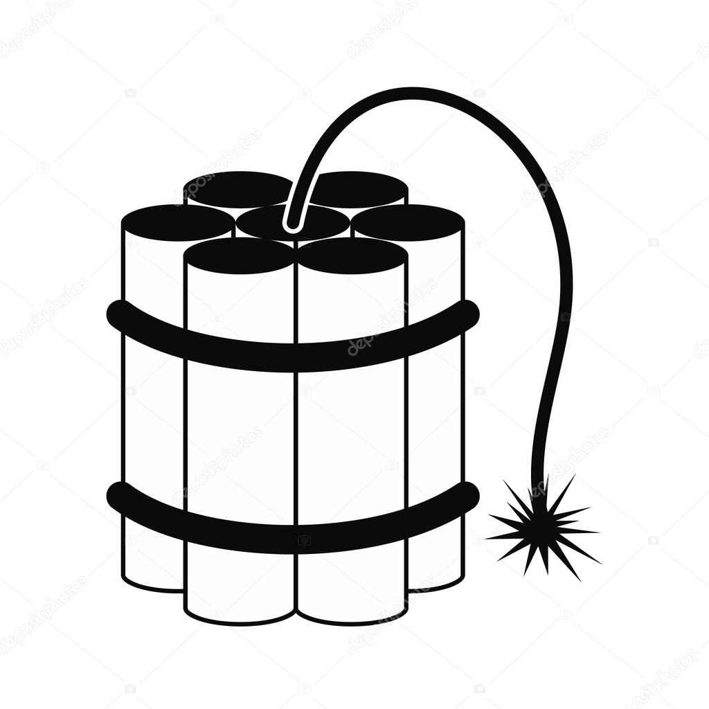 Dynamite Clip Art Black And White Outline