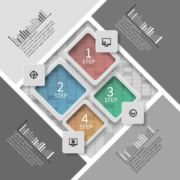 100,000 Combine steps infographic Vector Images | Depositphotos