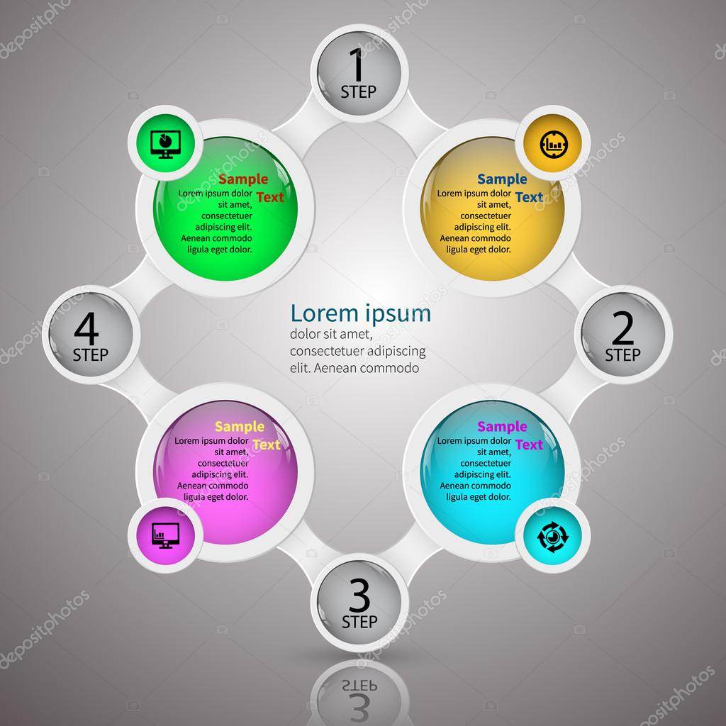 Abstract 3D Paper Infographics Stock Vector Image by ©ollomy #98052258