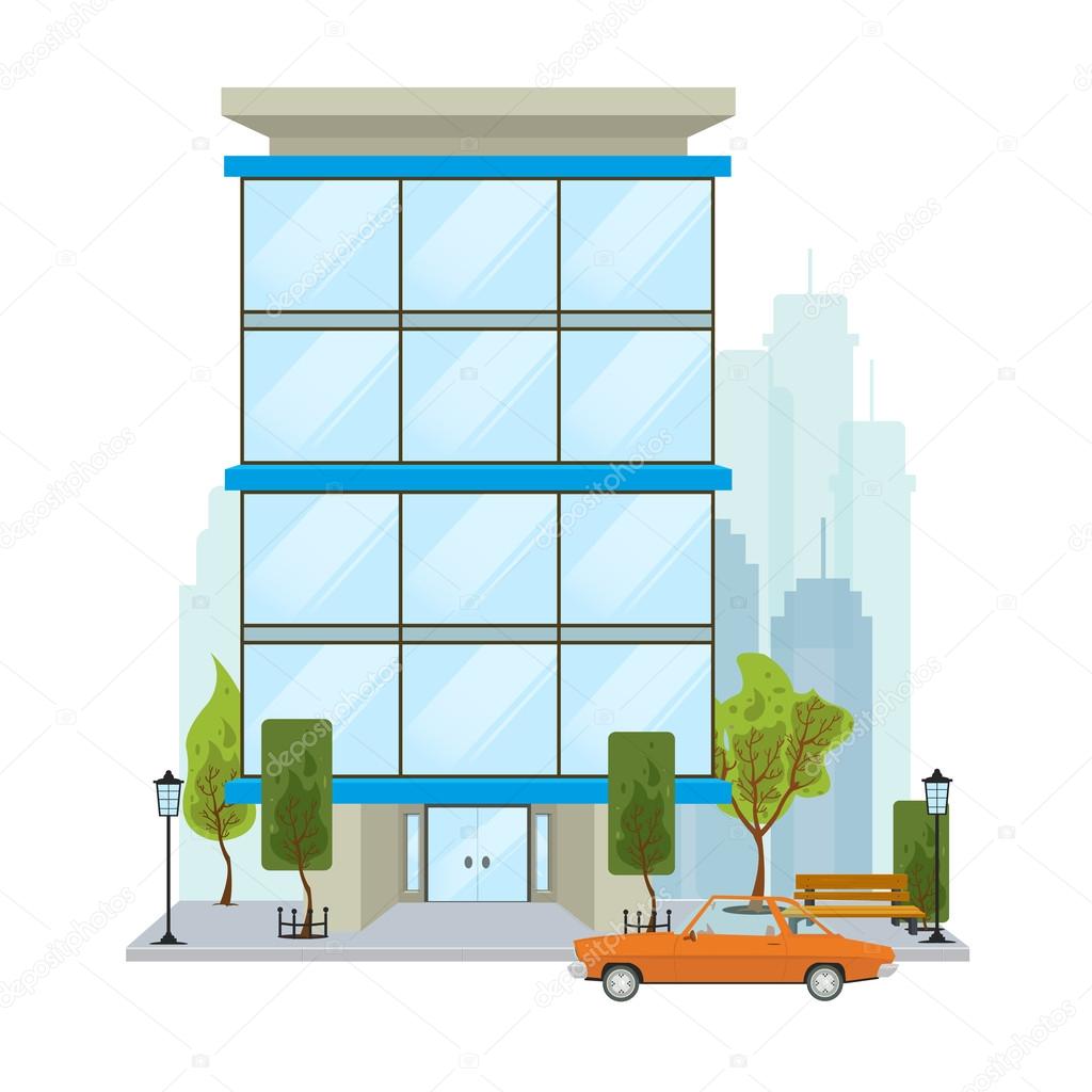 Cartoon Business Building