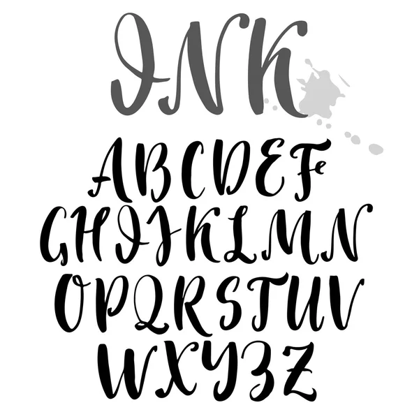 Russian calligraphic alphabet Stock Vector Image by ©vera.holera #64080721