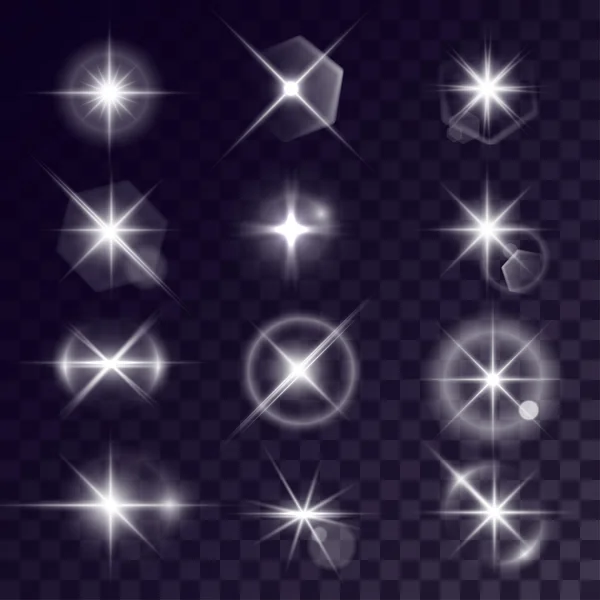 Vector star lighting effects Stock Vector Image by ©zapolzun #116253030