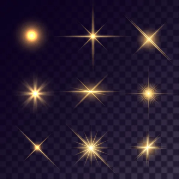 Vector star lighting effects Stock Vector Image by ©zapolzun #116253030