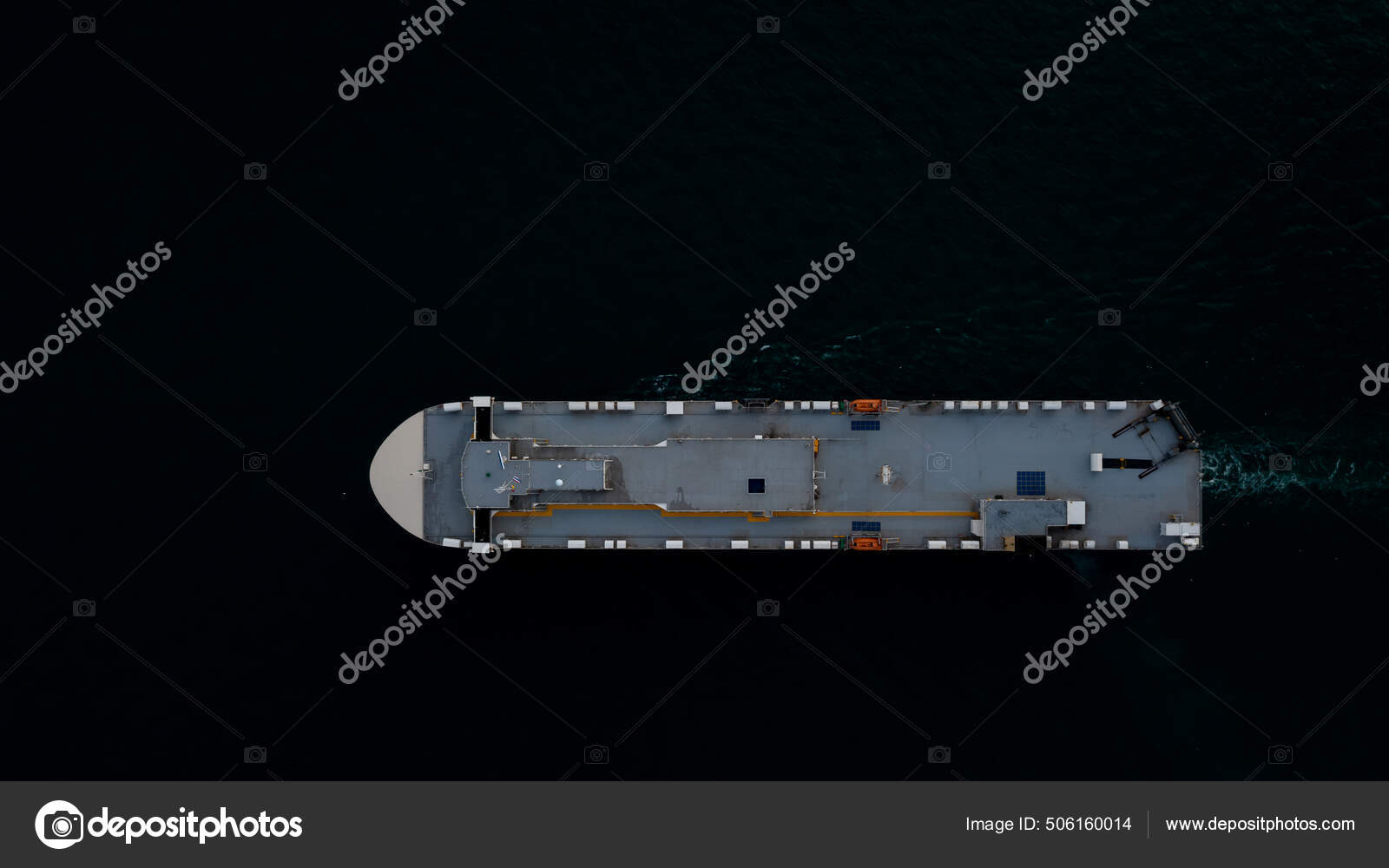 Roll Roll Ship Loading New Cars Line Automotive Container Carriers ...