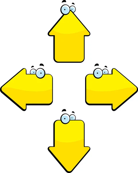 Flechas en los ojos imágenes de stock de arte vectorial | Depositphotos