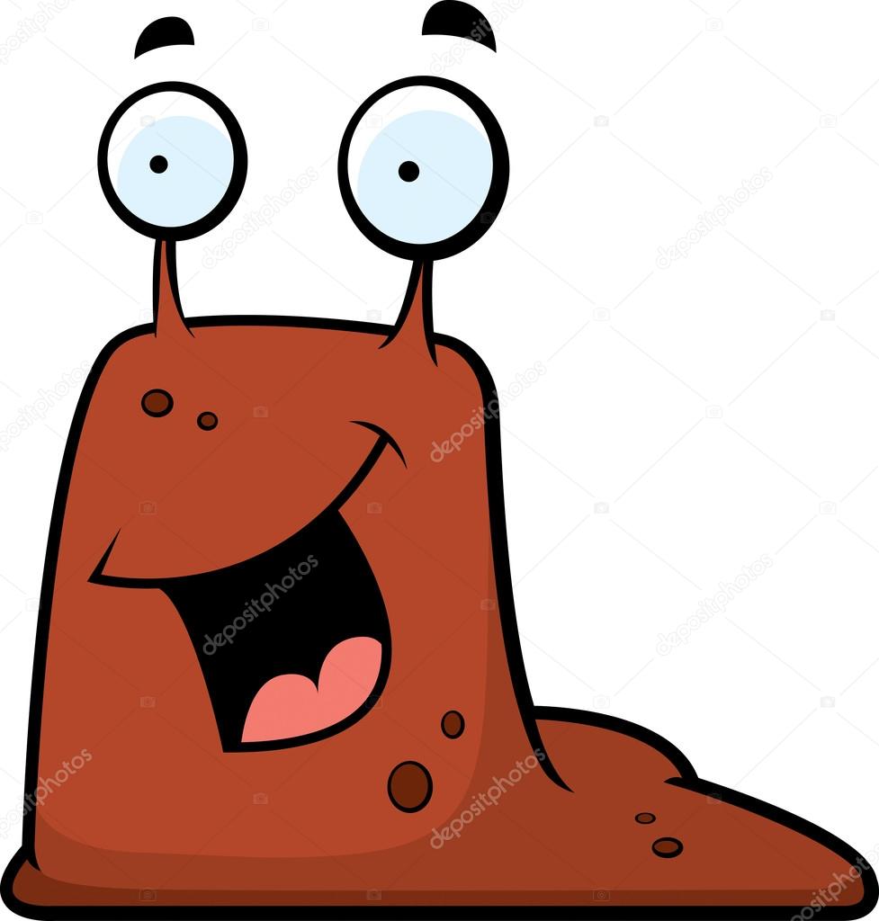 Slug Smiling Stock Vector Image by ©cthoman #84544978