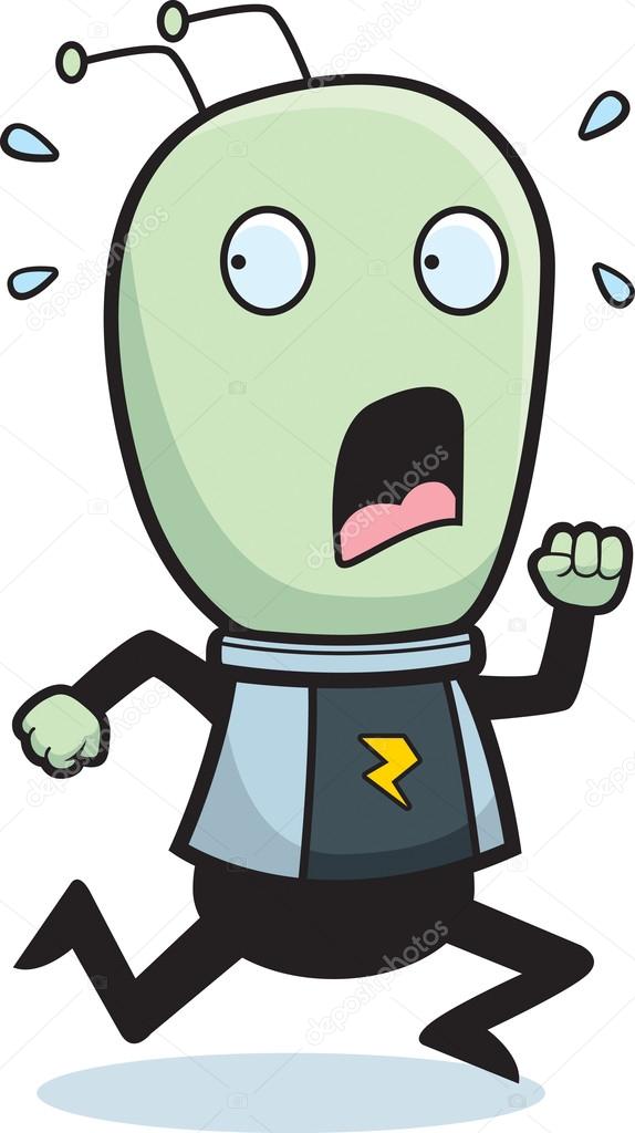 Alien corriendo Vector de stock por ©cthoman 84545010