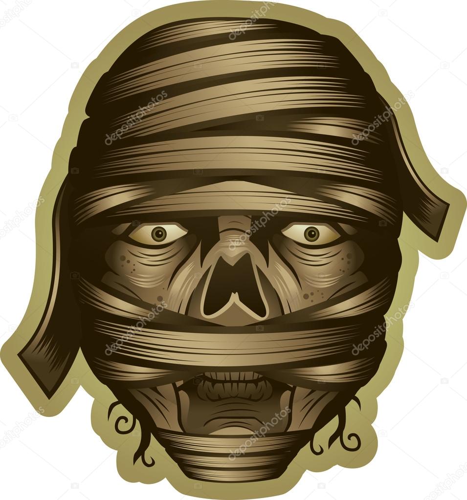 Mummy Face Stock Vector by ©cthoman #85929192