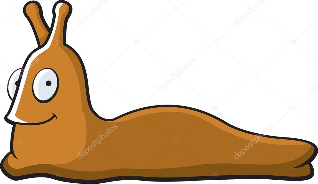Slug Smiling — Stock Vector © cthoman #85929696