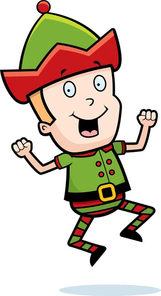 Cartoon Christmas Elf Skating Stock Illustration by ©cthoman #154708034