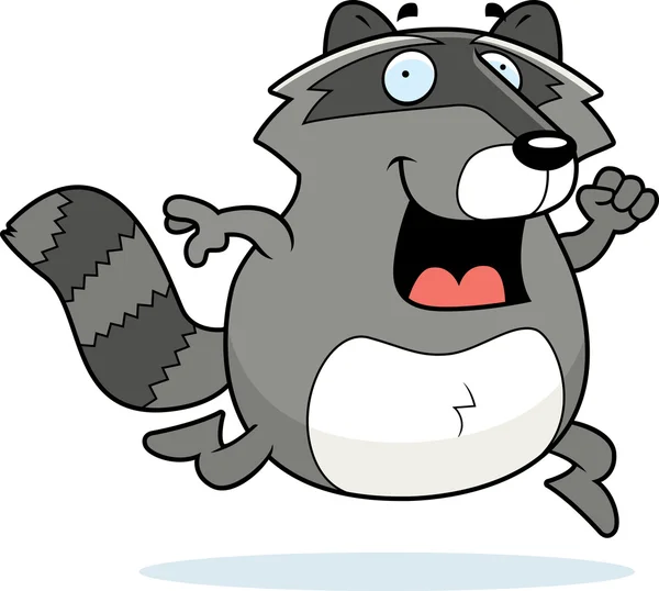 Raccoon running Vector Art Stock Images | Depositphotos