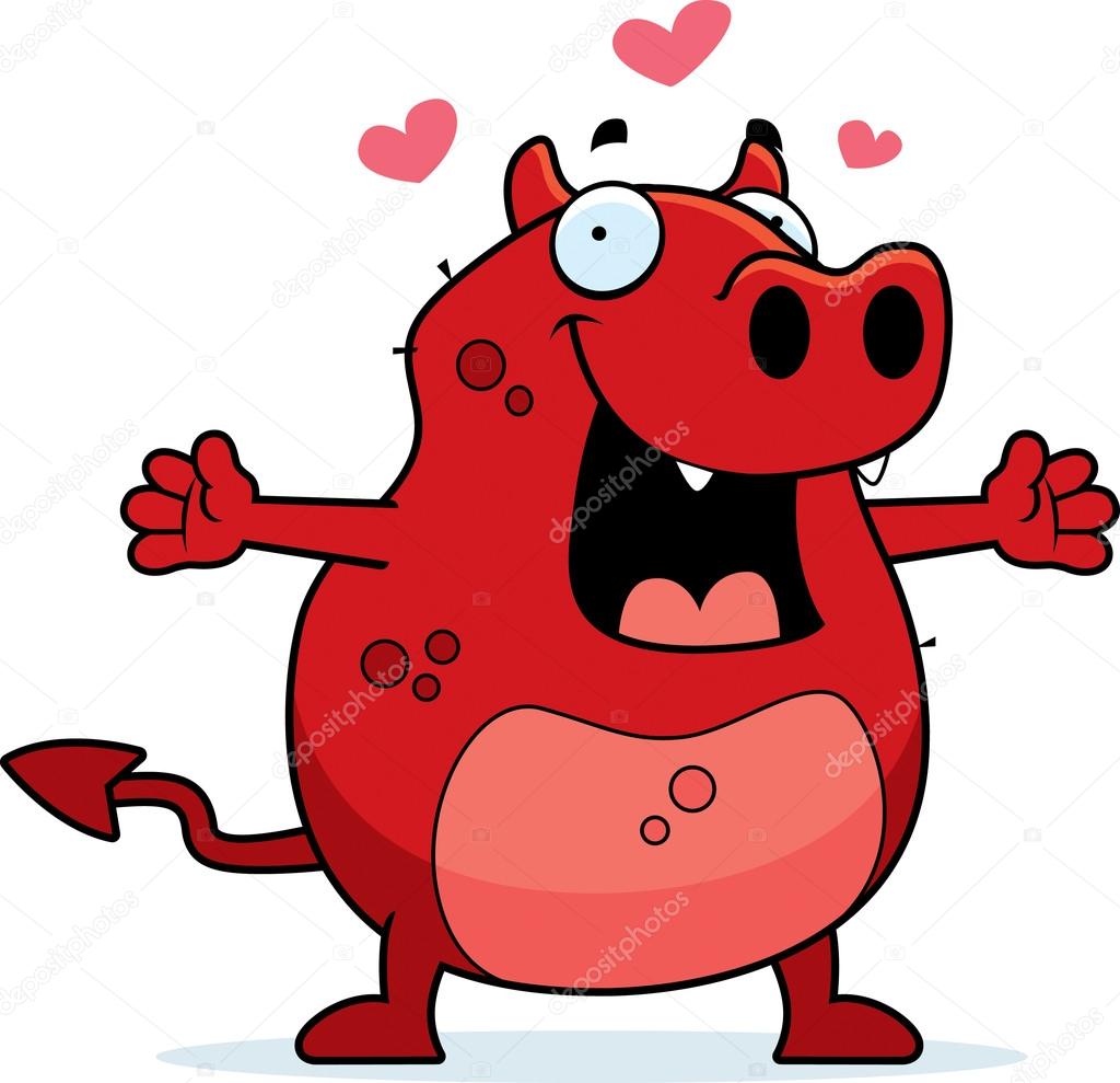 Devil Hug Stock Vector Image by ©cthoman #85940324