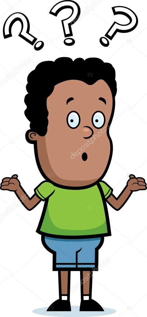 Boy Confused Clipart Animated