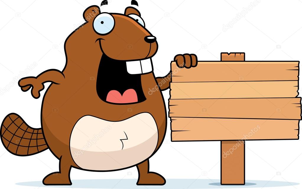Beaver Sign Stock Vector by ©cthoman 85950762