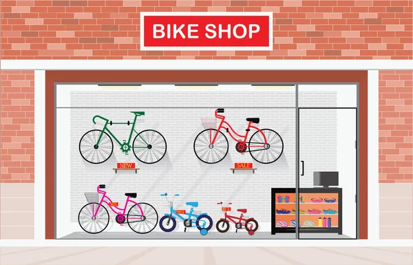 Bike shops Vector Art Stock Images | Depositphotos
