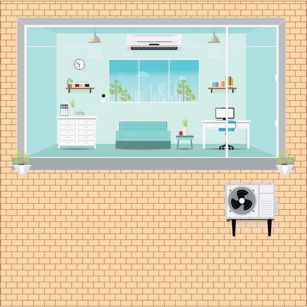 1,781 Air conditioning unit Vector Images | Depositphotos