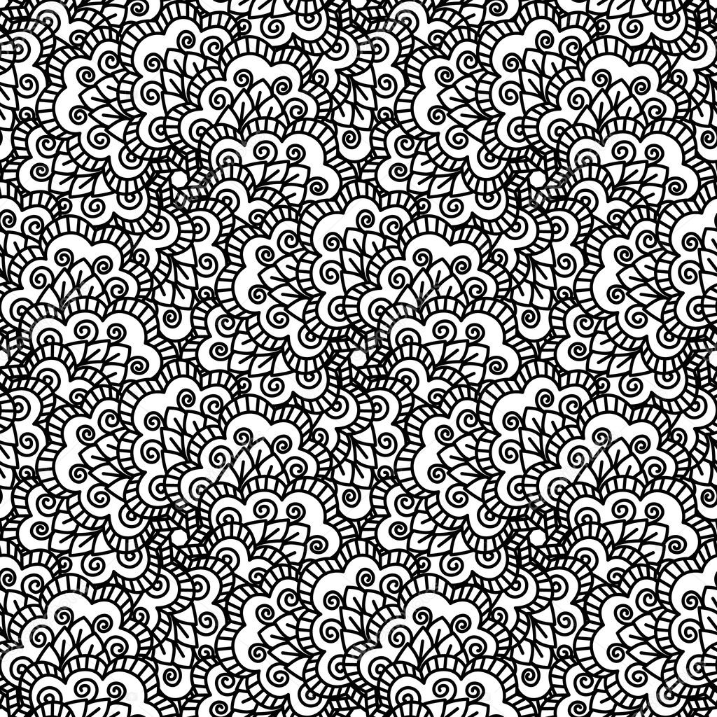 Black and white seamless pattern. Stock Vector Image by ©Cerama_ama ...