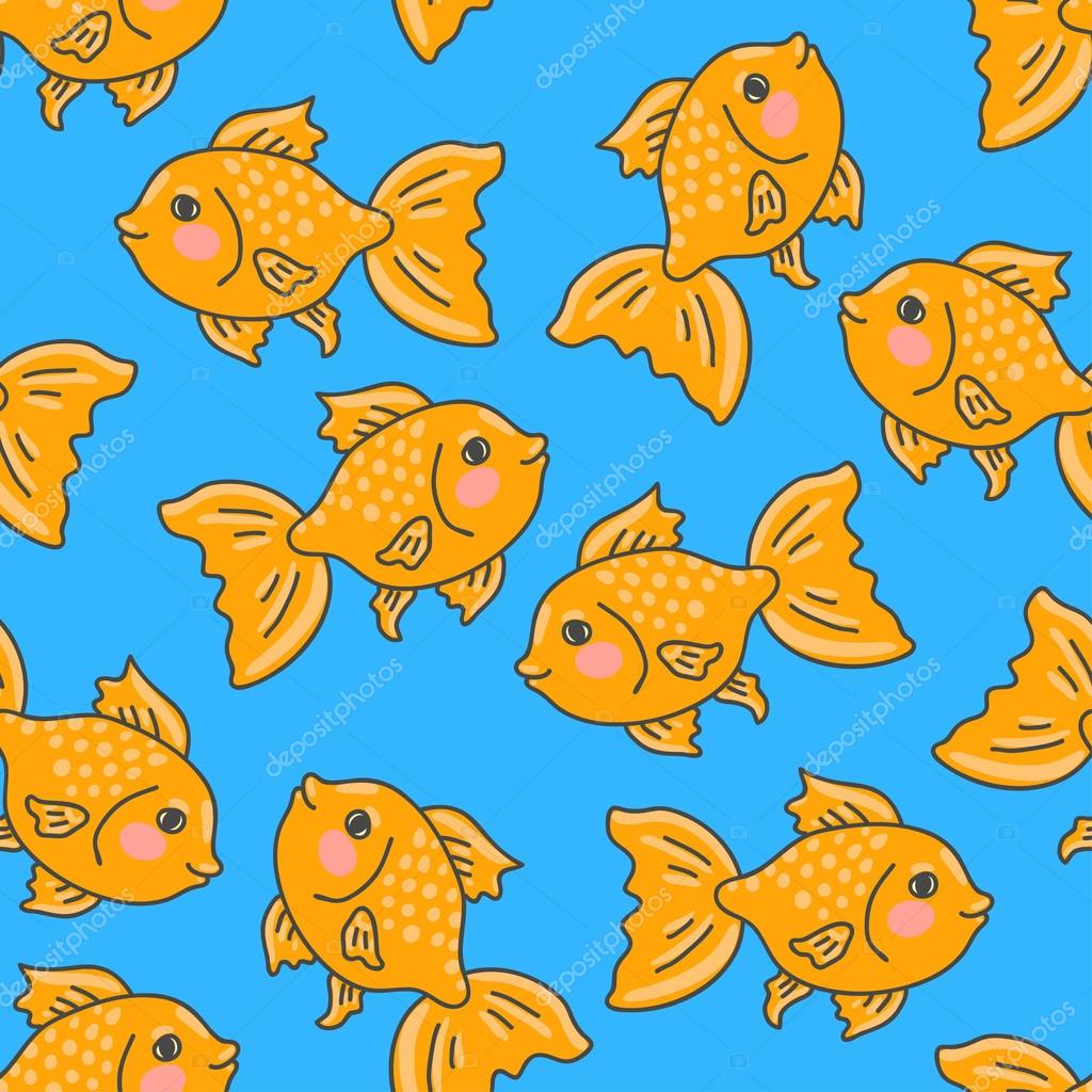 Cute Goldfish Wallpaper