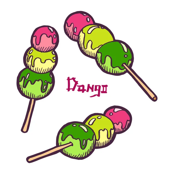 ᐈ Dango stock vectors, Royalty Free hanami dango illustrations ...
