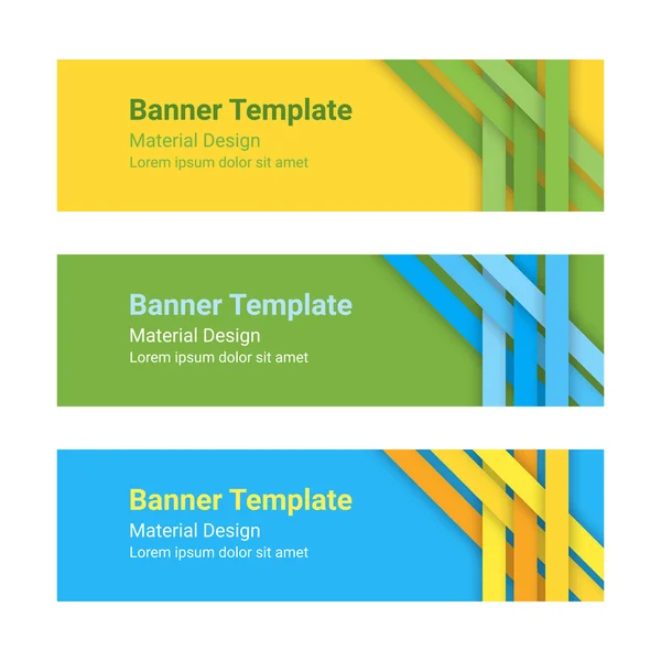 Simple colorful horizontal banners ⬇ Vector Image by © orson | Vector ...