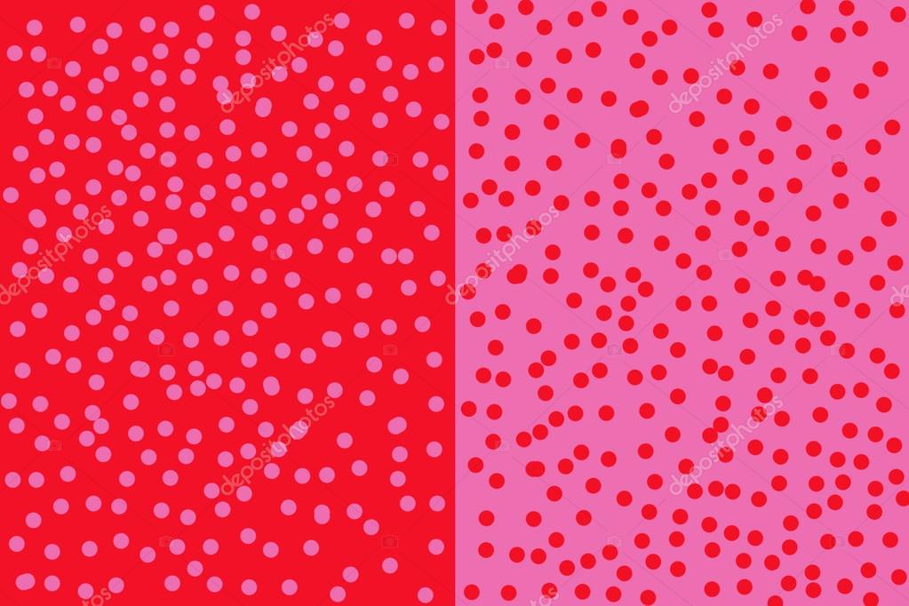 Textura de fondo de puntos rojo y rosa — Foto de stock © Ribalka #88121144