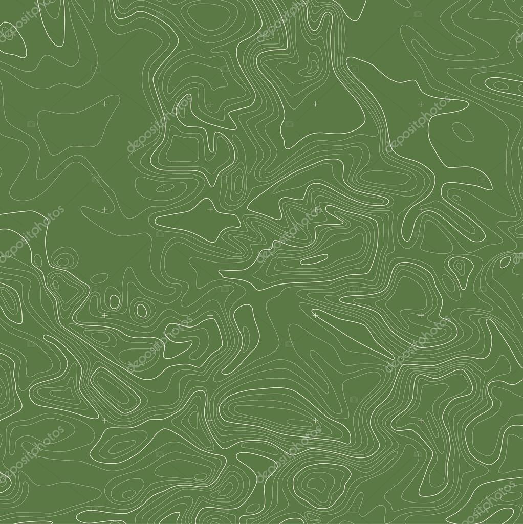 Topographic map on green background ⬇ Vector Image by © LinaLisichka ...