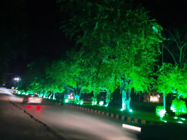 College campus night Stock Photos, Royalty Free College campus night ...