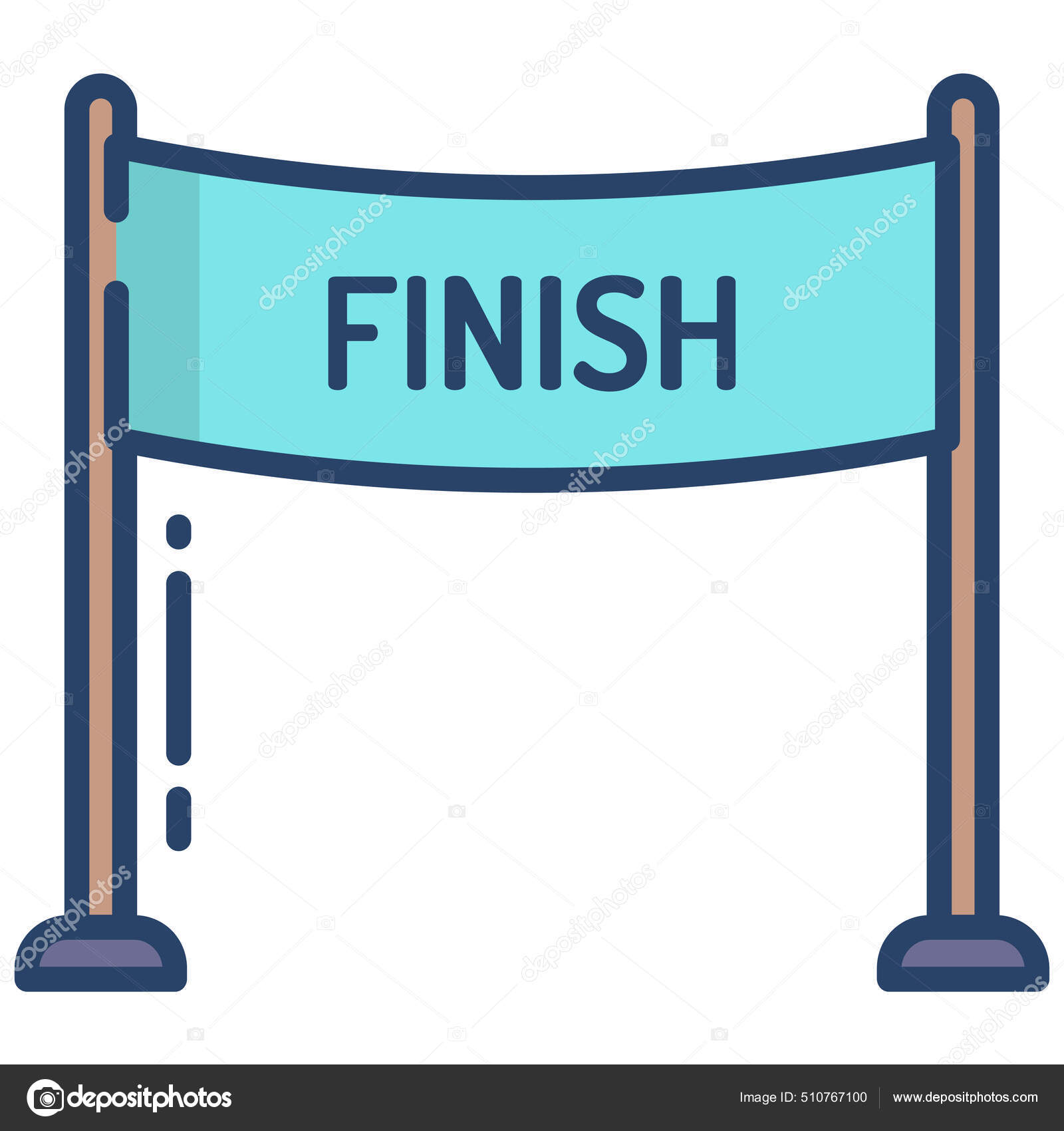 Finish Vector Illustration Background Stock Vector by ©Icongeek 510767100