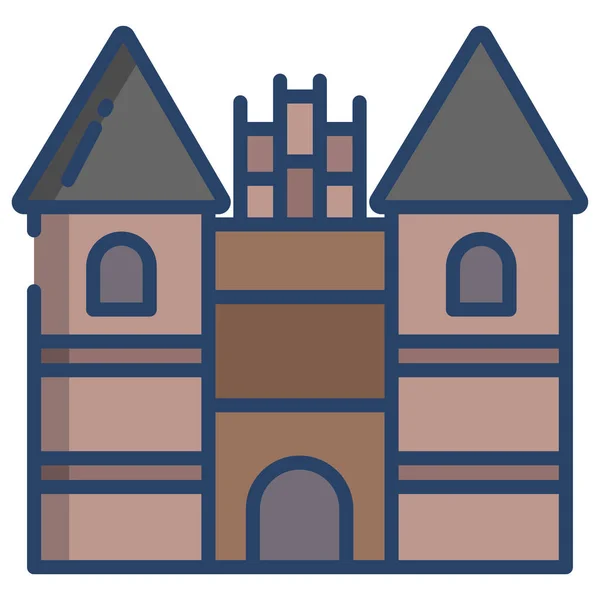 Harry potter castle imágenes de stock de arte vectorial | Depositphotos