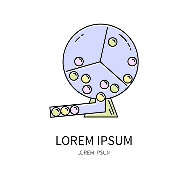 Lottery line icon. Stock Vector Image by ©NinaFedorova #105051424