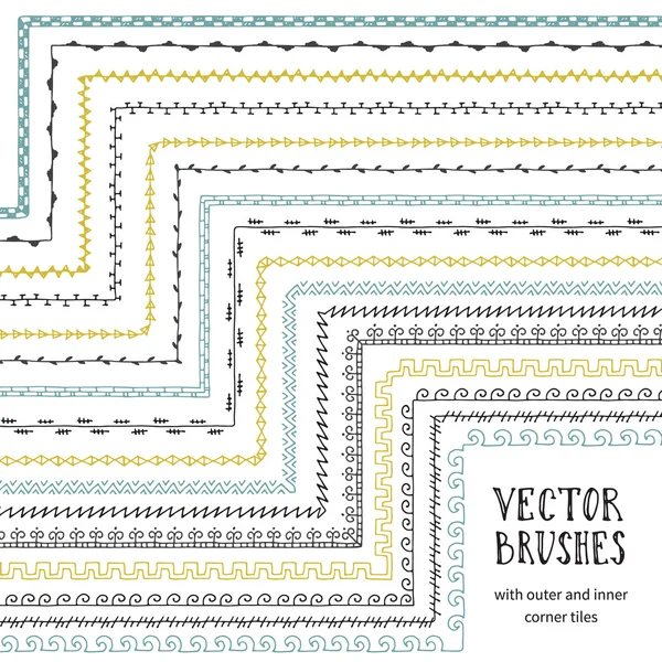 Decorative vector brushes Stock Vector Image by ©NinaFedorova #119501894