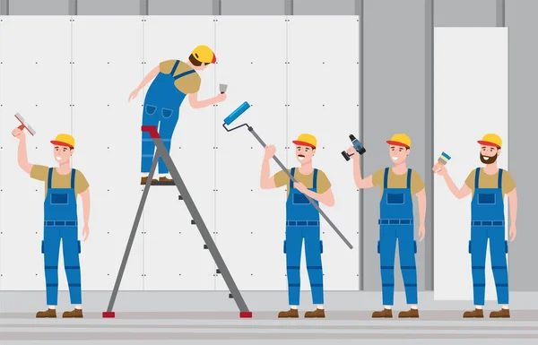 118 Plastering cartoon Vector Images | Depositphotos