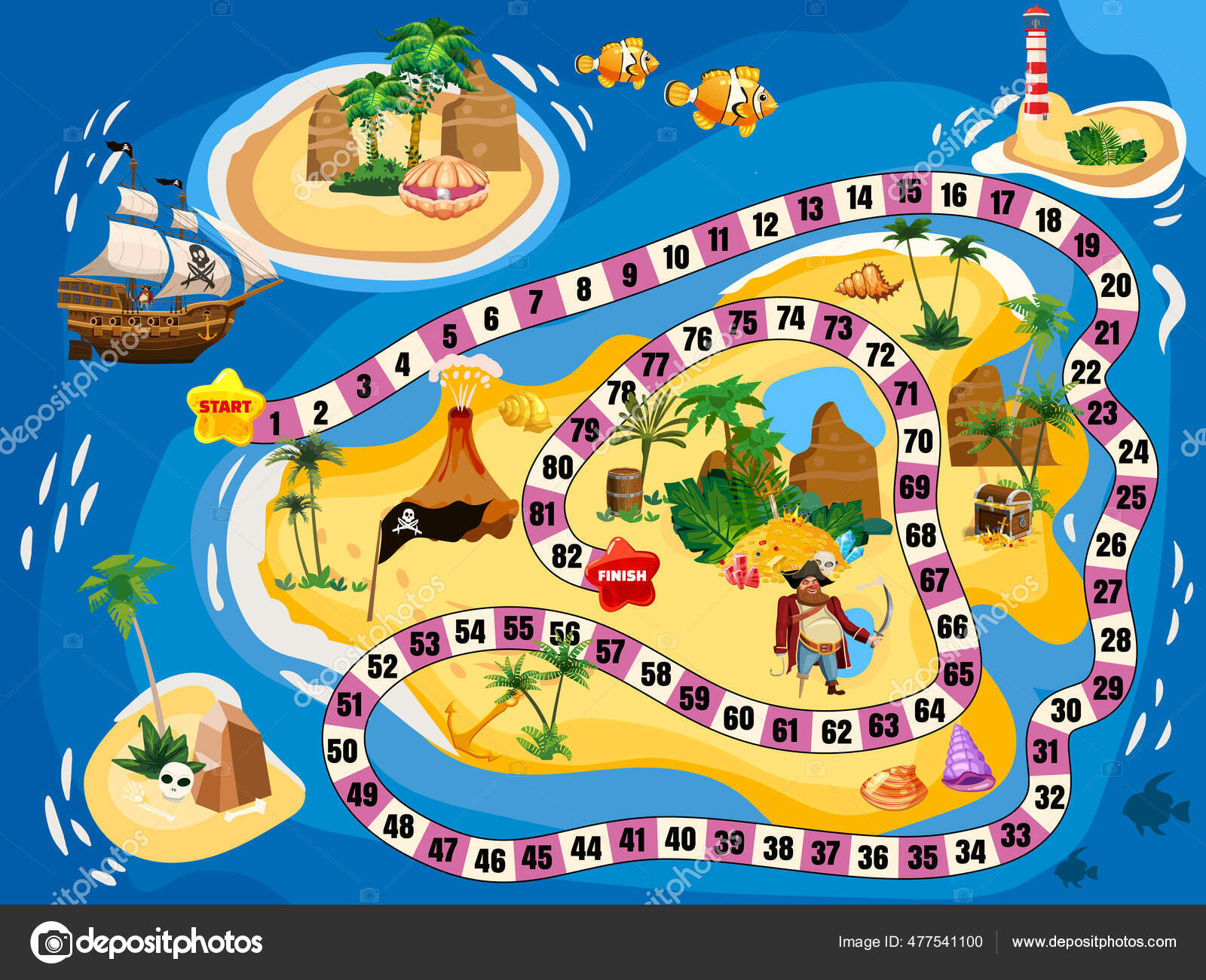Island Map For Kids