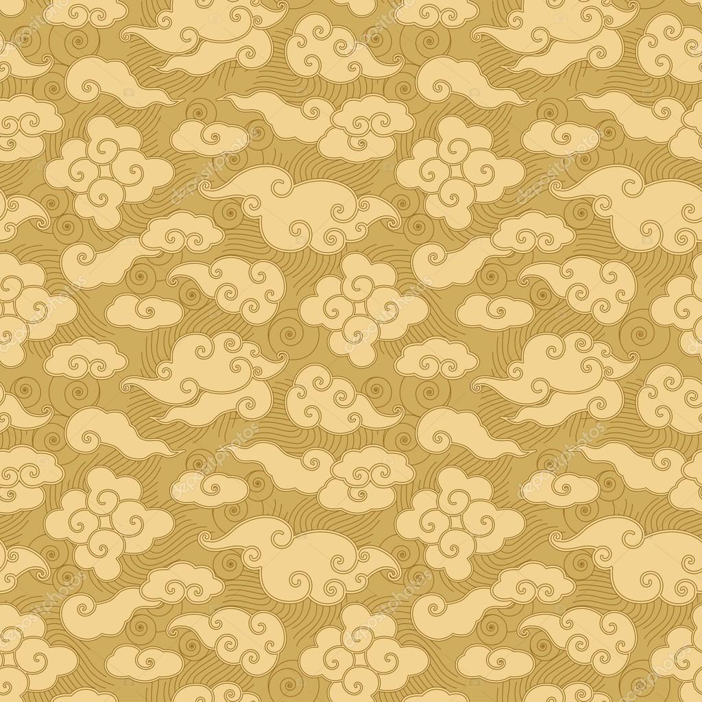 Chinese Cloud Seamless Pattern