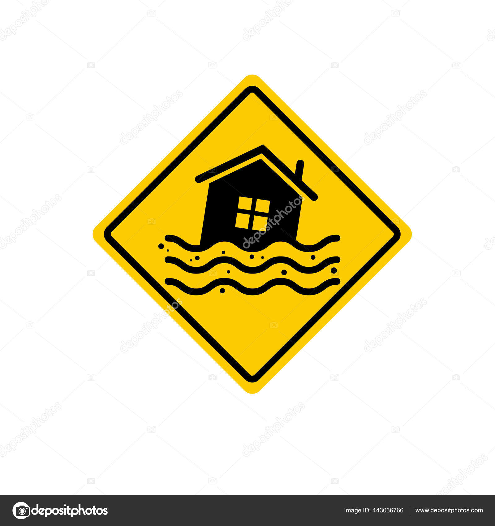 Flood Signs Icon