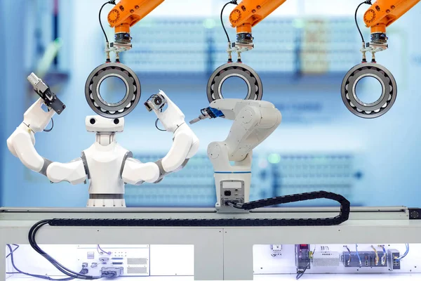 Industrial Robotic Welding Robot Gripping Smart Robot Working Smart ...