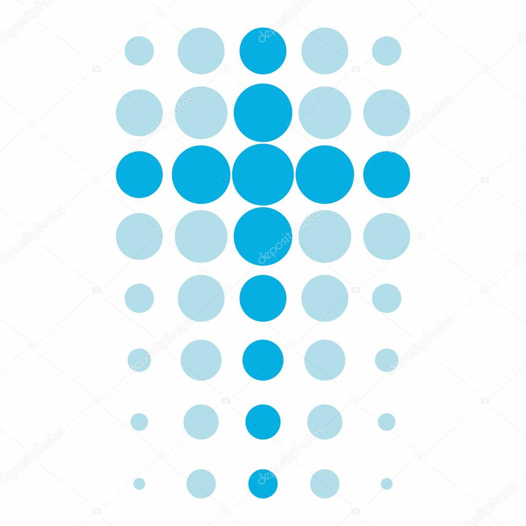 Cross in dots — Stock Vector © biblebox #86615778