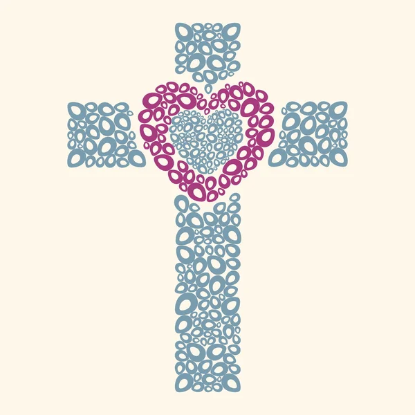 Cross heart Vector Art Stock Images | Depositphotos