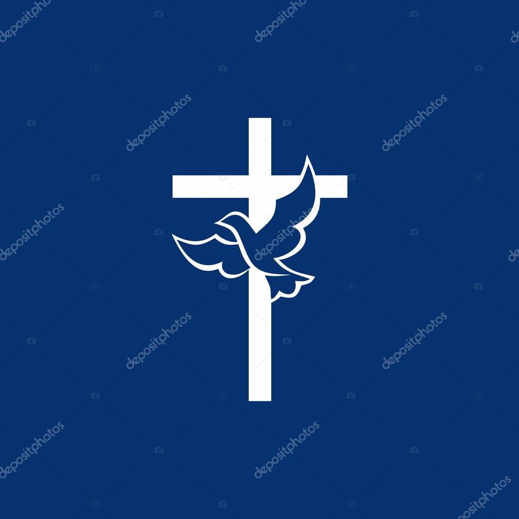 Cruz y paloma icono Vector de stock #88502890 de ©biblebox