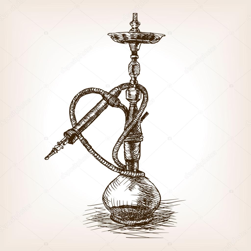 Cool Hookah Drawing