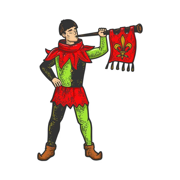 73 Cartoon medieval trumpet Vector Images | Depositphotos
