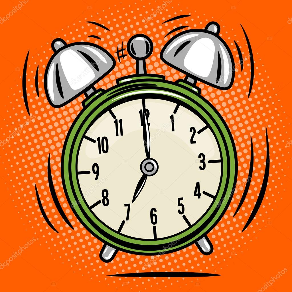 Alarm Clock Ringing Cartoon