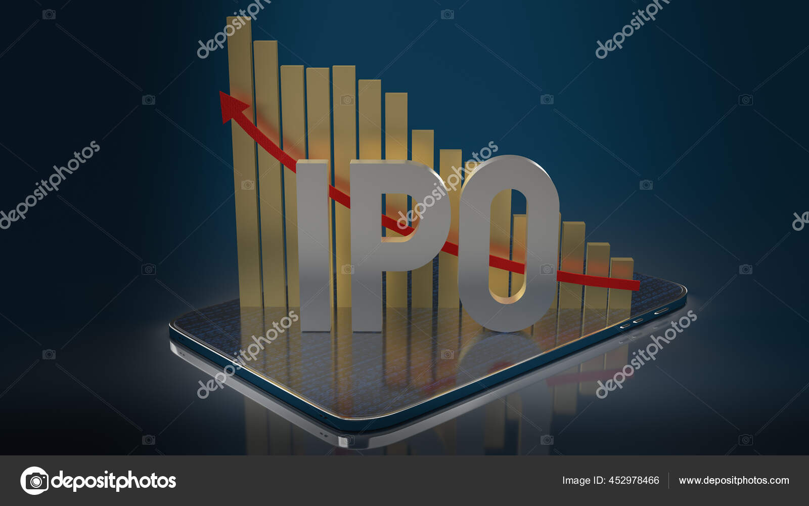 Ipo Initial Public Offering Word Chart Business Content Renderin ...