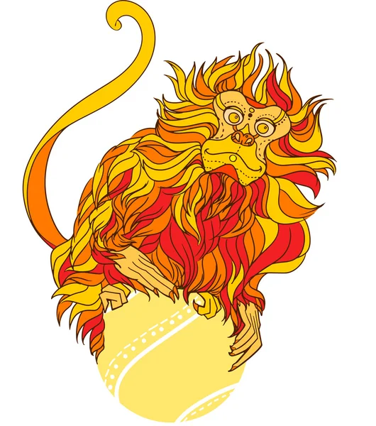 Fire monkey Vector Art Stock Images | Depositphotos