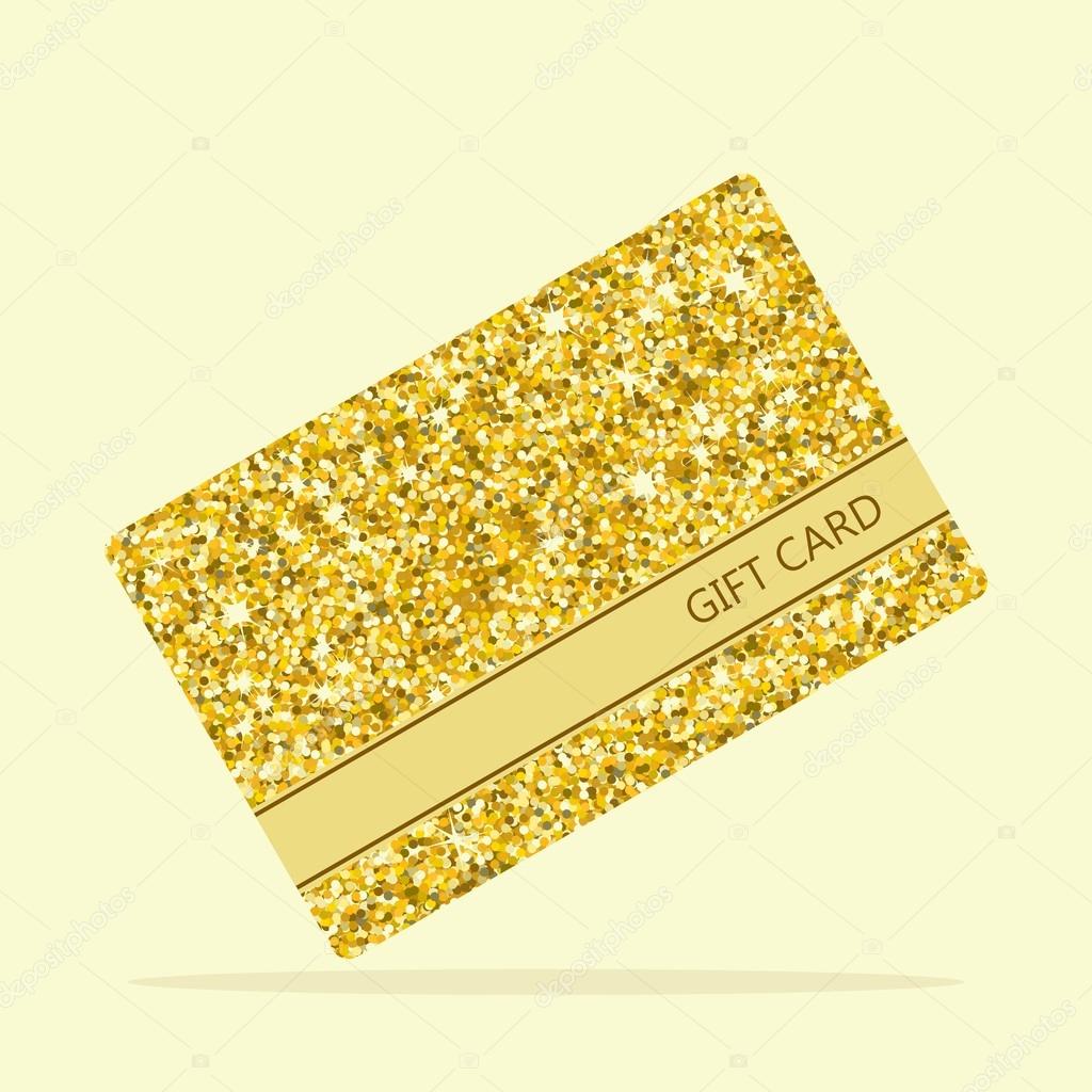 Golden gift card Stock Vector by ©quarta 116033034